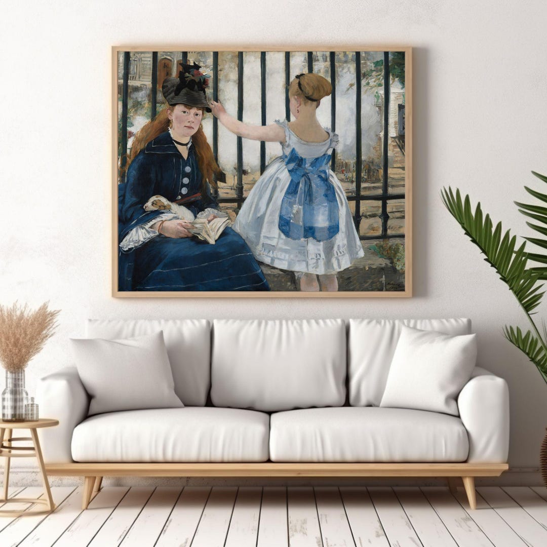 Edouard Manet | the Railway, 1873 | Printable Wall Art | Classic Fine ...