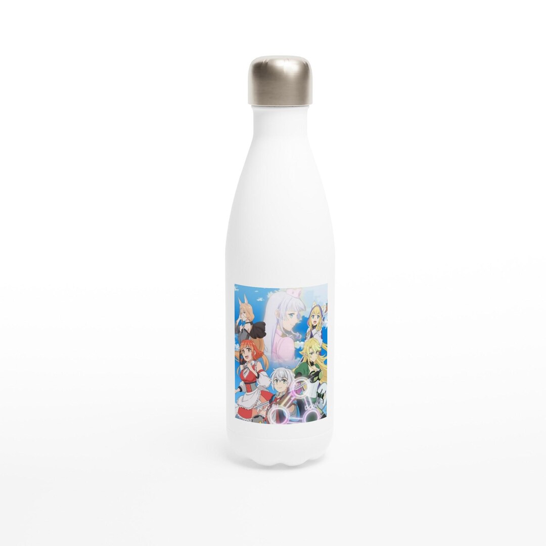 Anime Girl Stainless Steel 17oz Water Bottle, Insulated Otaku Thermos ...