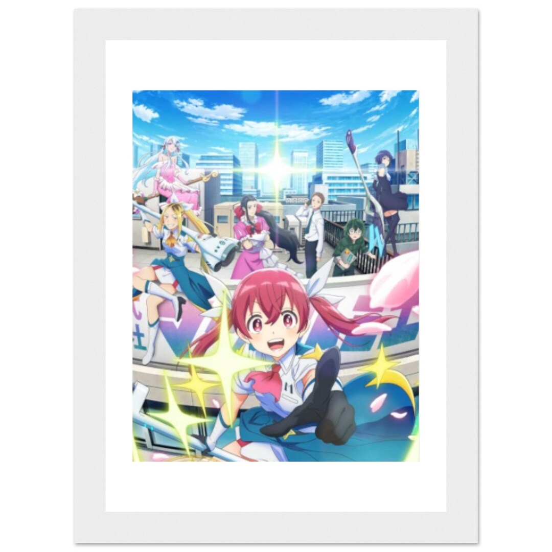 Colorful Anime Idol Poster – Japanese Pop Culture Wall Art – Otaku Room ...