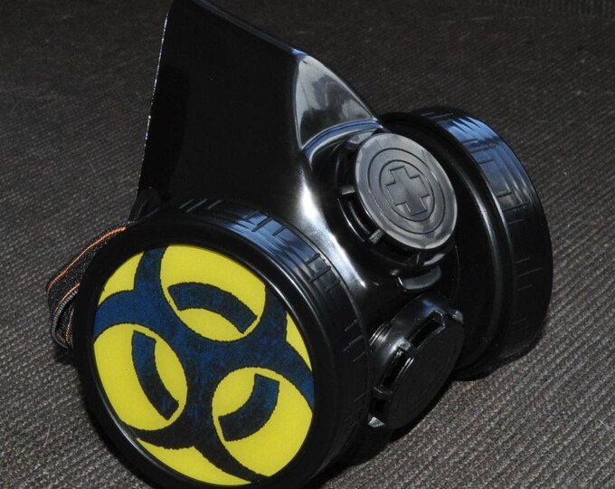 Cyber Mask Cyber Goth Mask Black Respirator Gas Mask BIOHAZARD Black ...
