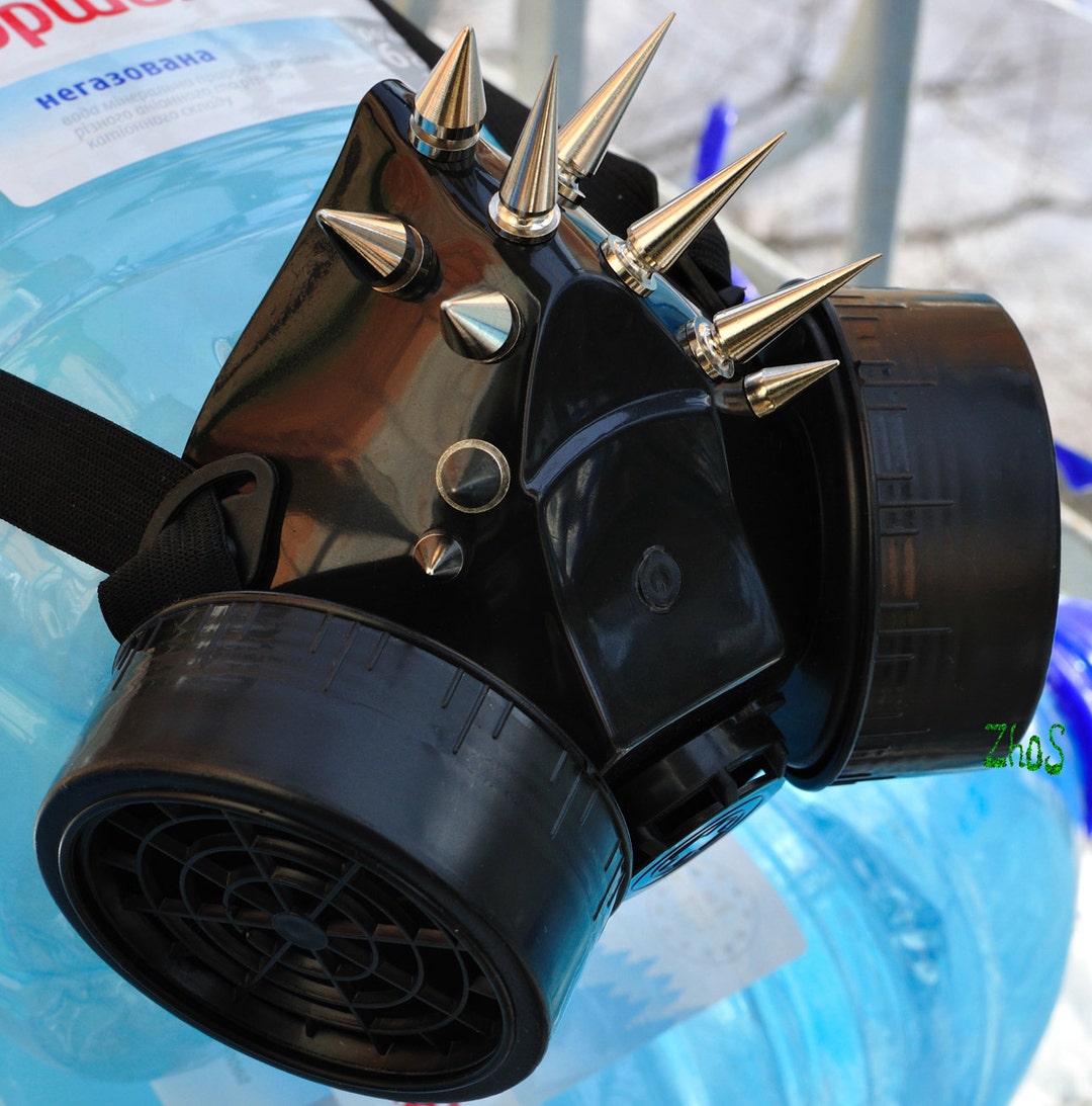 Black Cyber Mask Fashion Mask Mask Cybergoth Mask Halloween Costume ...