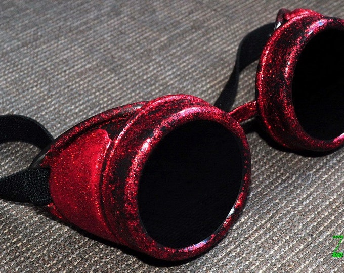 Steampunk Goggles Cyber Glasses Cosplay Anime Larp Rave Sheen 143 - Etsy