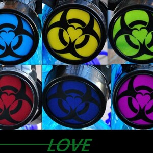 Biohazard Simbol Biohazard Inserts Cyber Mask Cyber Goth Mask Cyber ...