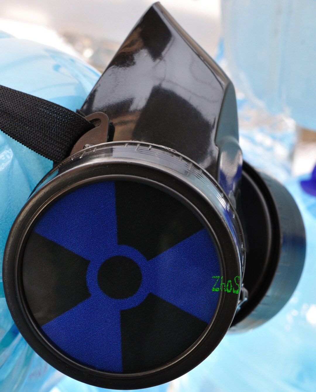 Cyber Mask Cyber Goth Mask Gas Mask RADIATION Respirator Simbol ...