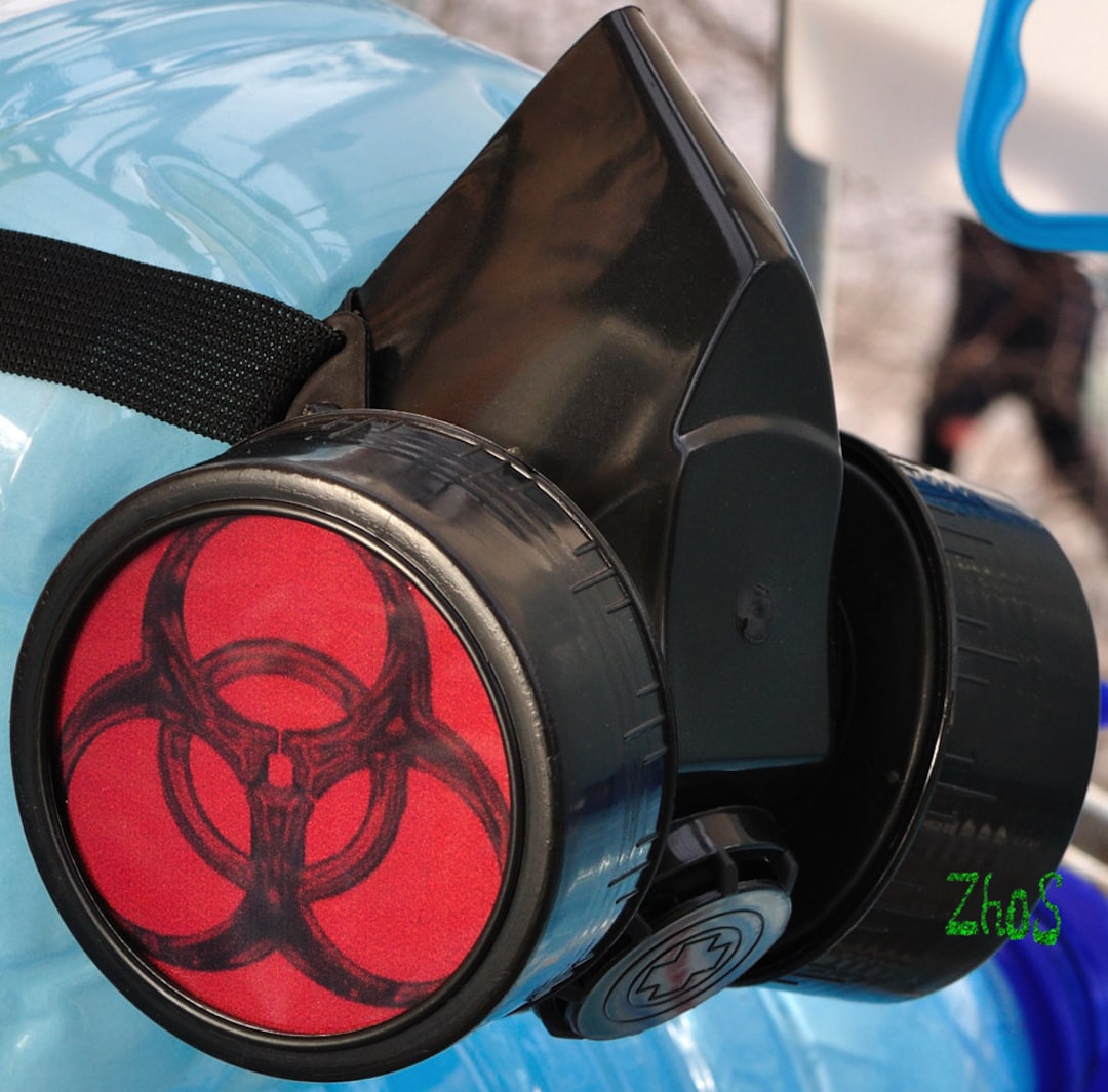 Cyber Mask Cyber Goth Respirator Black Gas Mask LOVE BIOHAZARD - Etsy