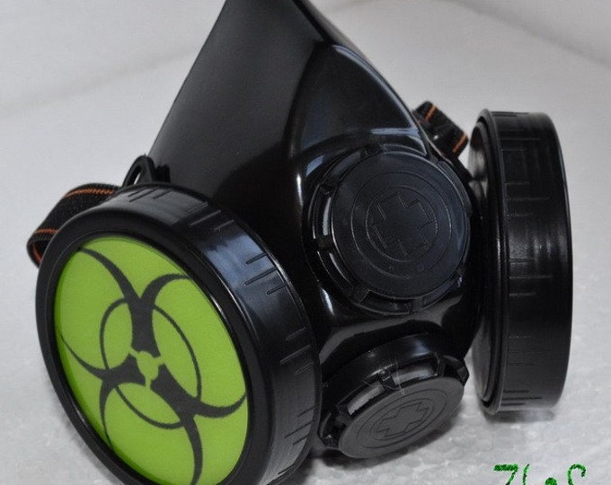 Cyber Mask Cyber Goth Mask Black Respirator Gas Mask BIOHAZARD Black ...