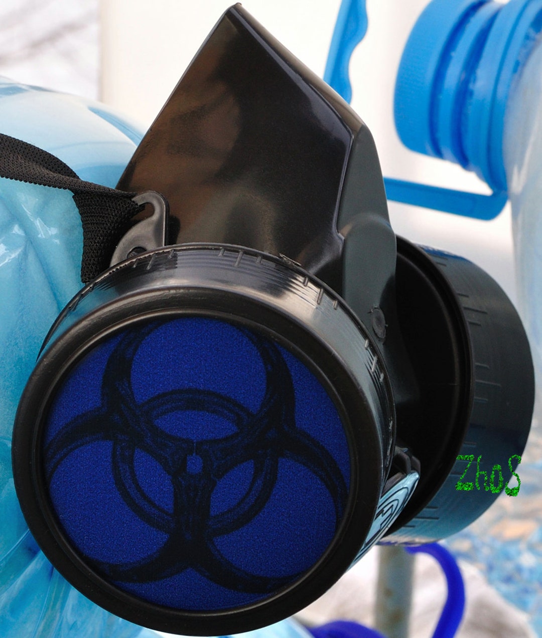 Cyber Mask Cyber Gothic Mask Black Gas Mask BIOHAZARD Respirator Dark ...