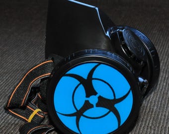 Cyber Mask Cyber Goth Mask Black Respirator Gas Mask BIOHAZARD Black ...