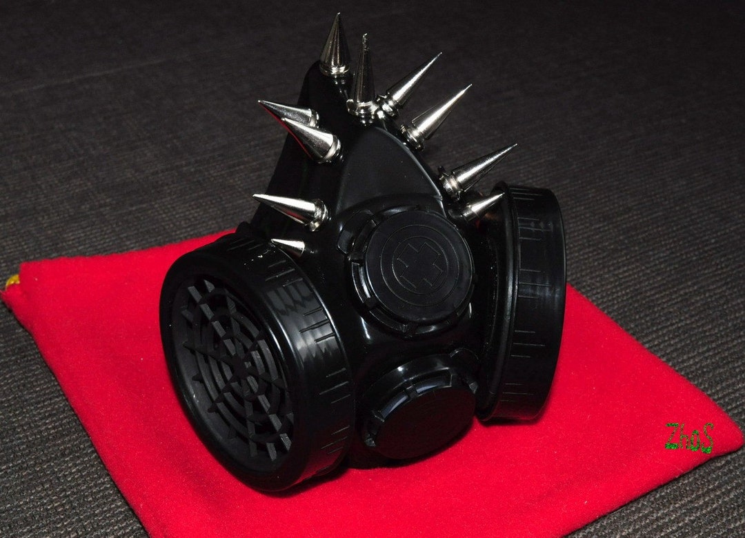 Black Cyber Mask Halloween Gift Costume Fashion Mask Cybergoth Mask ...