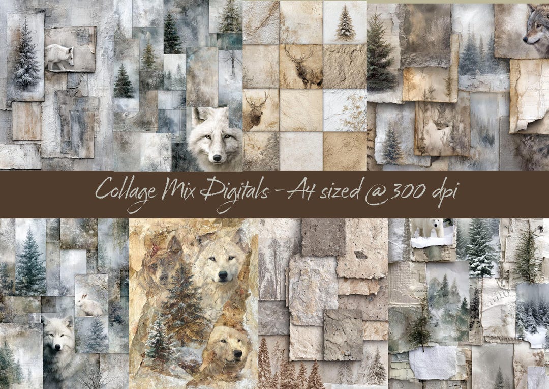 Collage Mix Digitals - Etsy