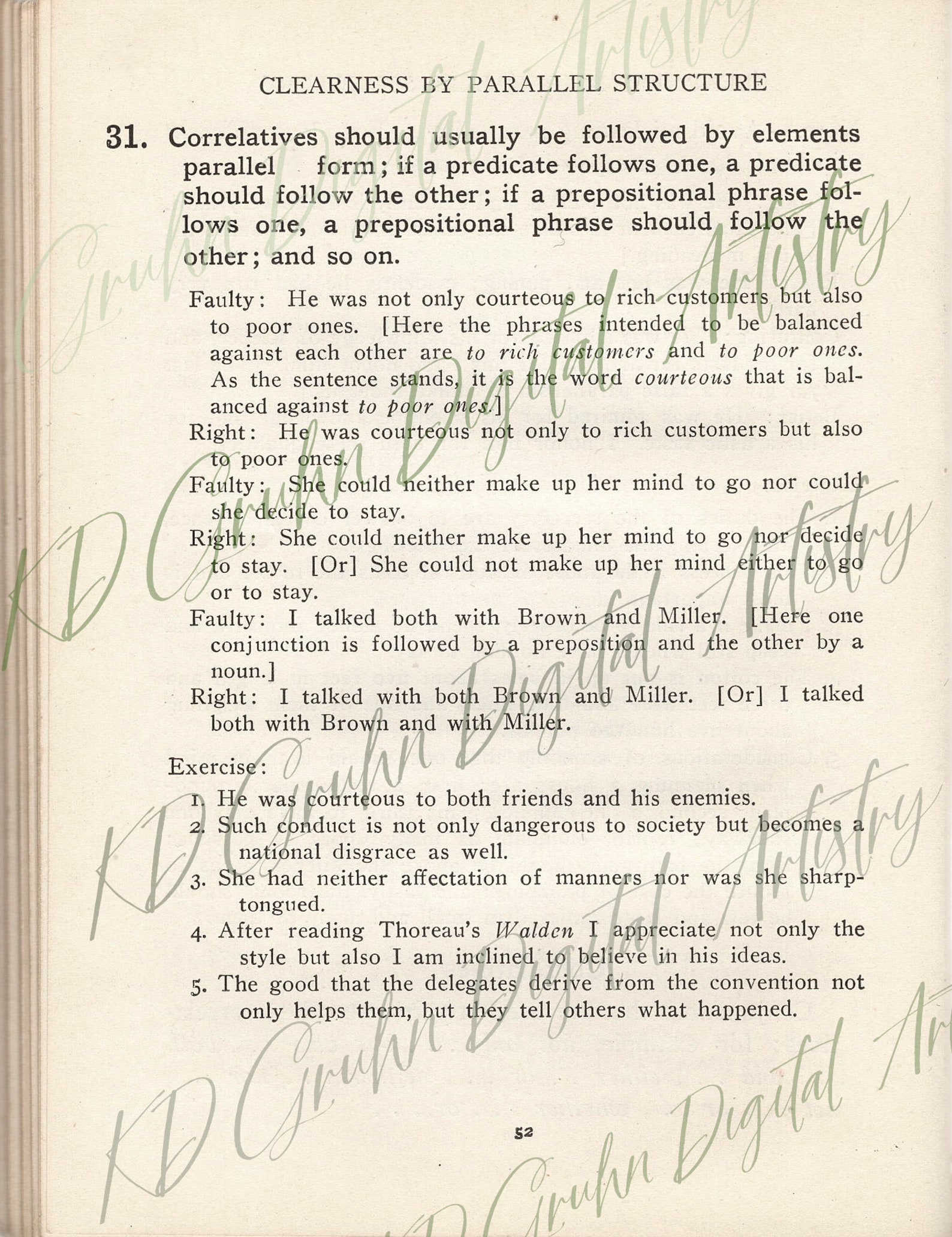 Printable Vintage Handbook Digital Pages - Etsy