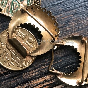 1920s Egyptian Revival Belt. Champlevé Enamel. Art Deco. - Etsy