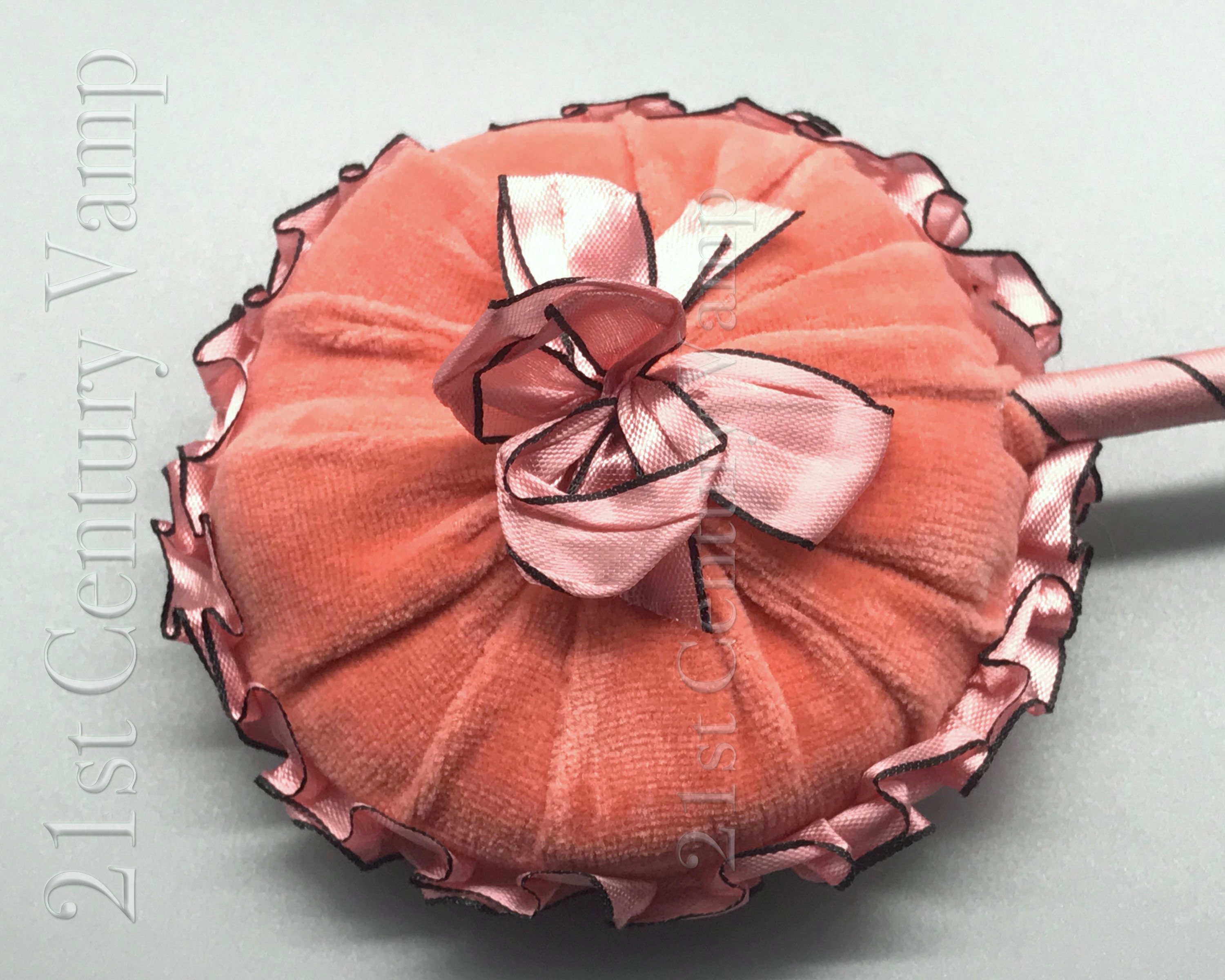 Rare 1920s Powder Puff Wand Flapper Doll. Boudoir. Ruffles. Ribbons ...