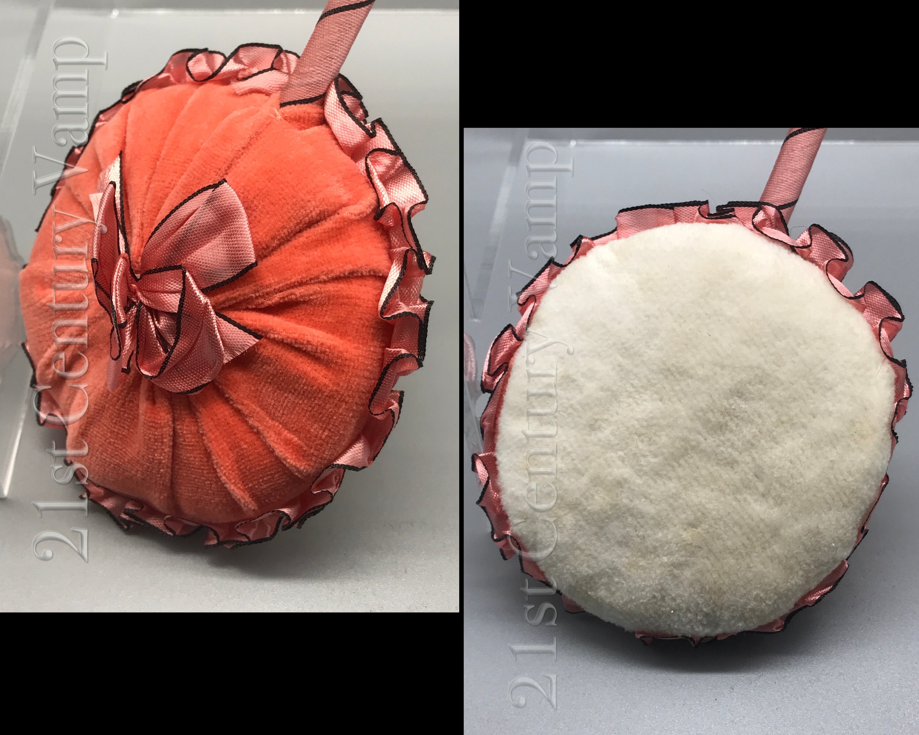 Rare 1920s Powder Puff Wand Flapper Doll. Boudoir. Ruffles. Ribbons ...