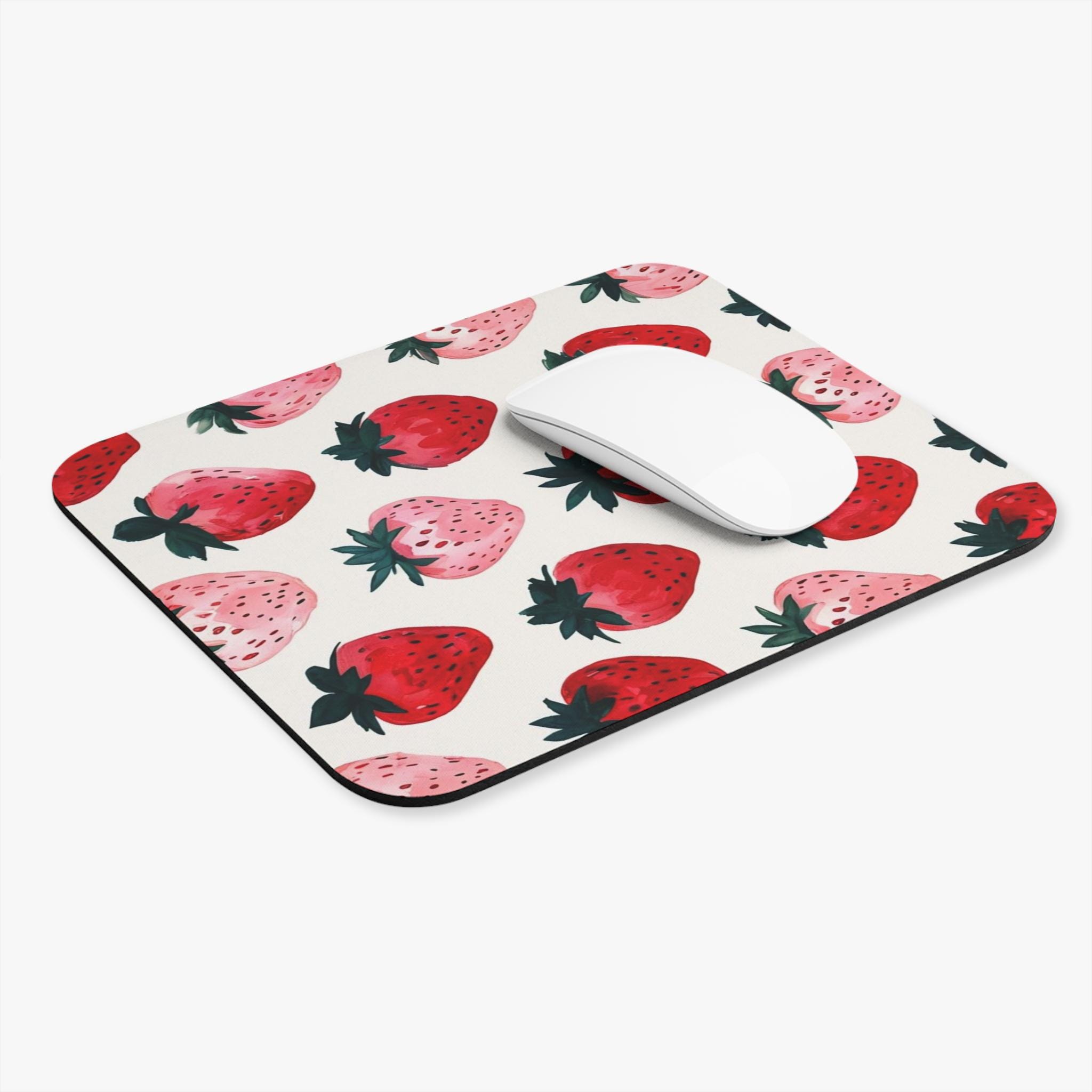 Strawberry Mouse Pad - Cute Fruit Desk Accessory for Home Office, Gift ...