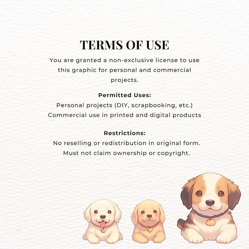 Cute Puppies Clipart, Dog, Pet, Kawaii Printable Digital Stickers ...