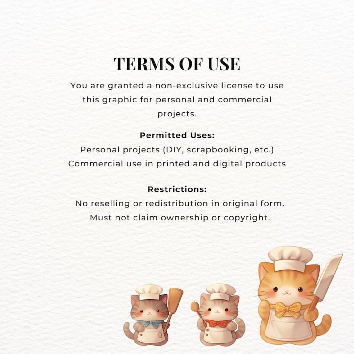 Cute Chef Kittens Clipart, Cat, Cooking, Kawaii Printable Digital ...