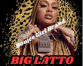 Latto PNG, Celebrity Music Artist T-shirt File, Ready to Print - Etsy