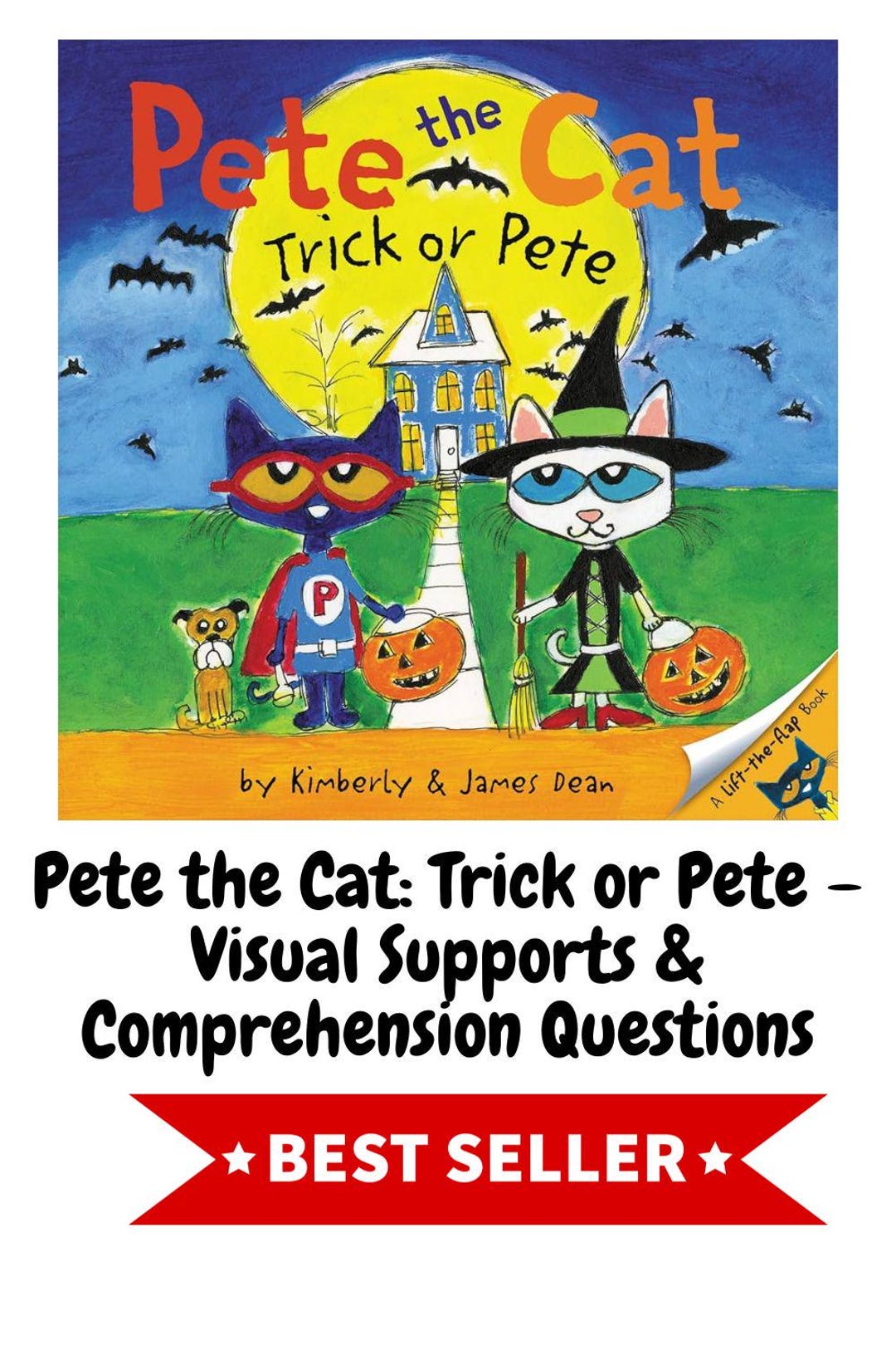 Pete the Cat Trick or Pete Halloween Language Activities | Speech ...