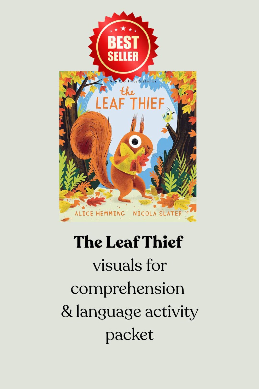 The Leaf Thief Language Activity Packet | Speech Therapy ...
