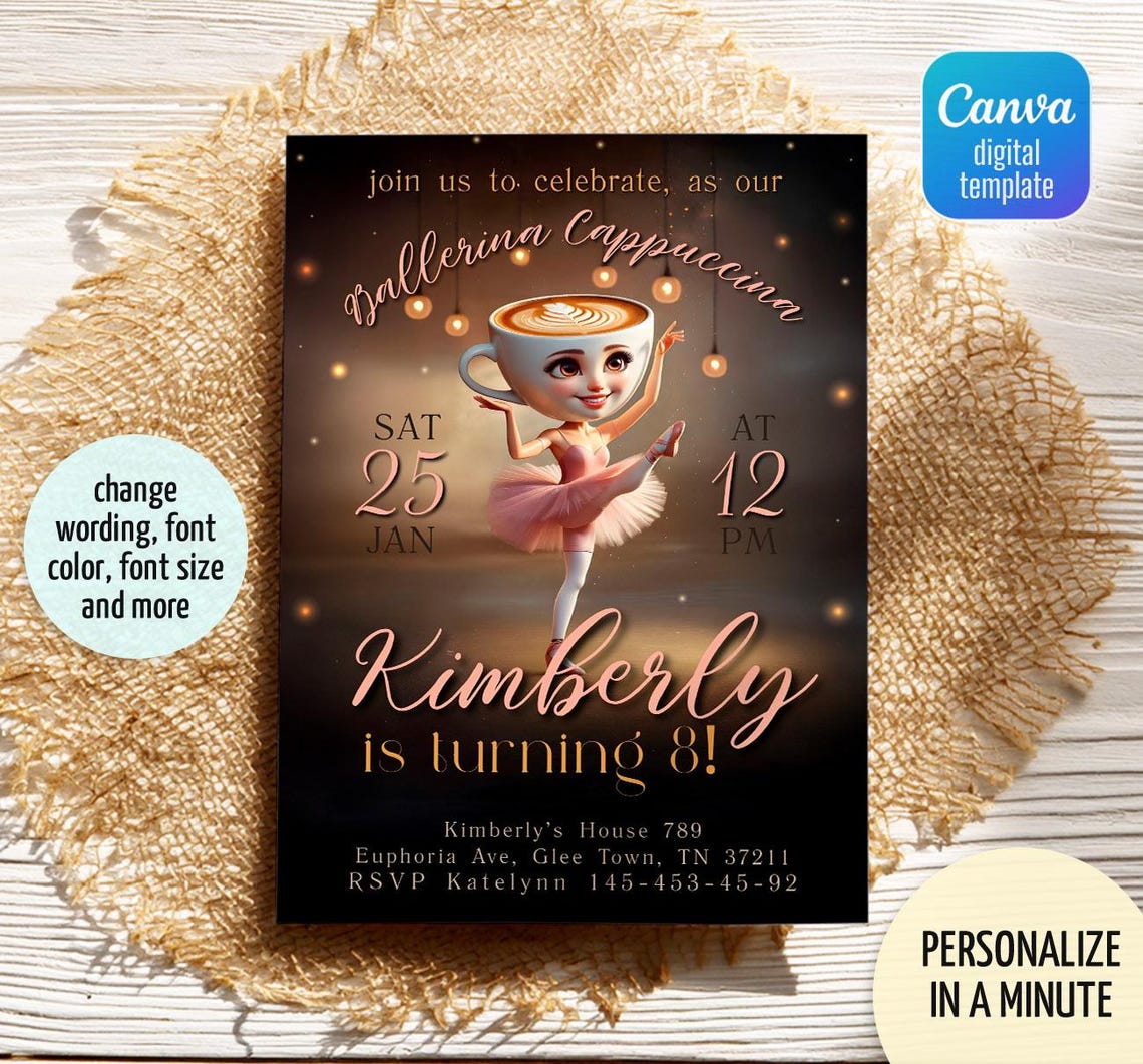 Italian Brain Rot Invitation, Printable Editable Tik Tok Meme Birthday ...