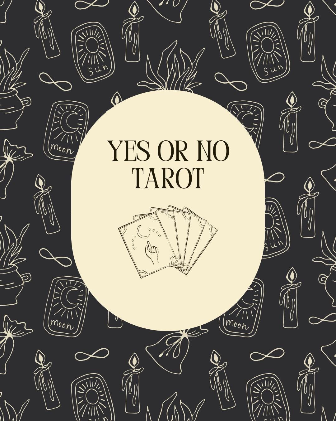 YES OR NO Tarot Readings - Etsy