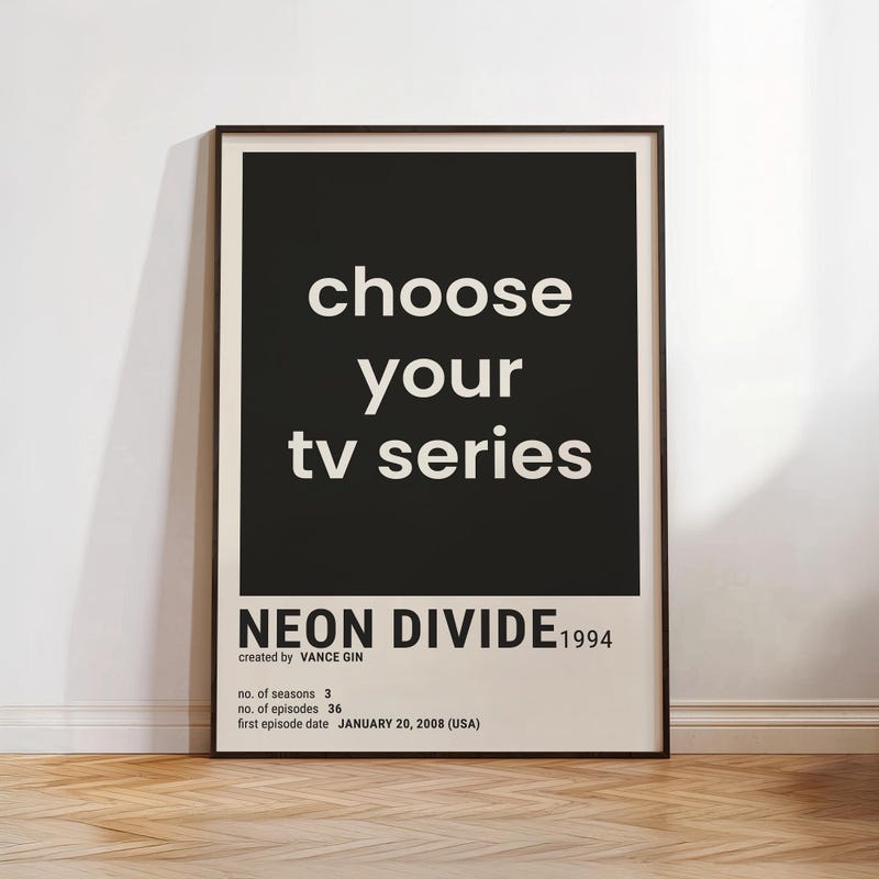 Tv Series Poster - Etsy