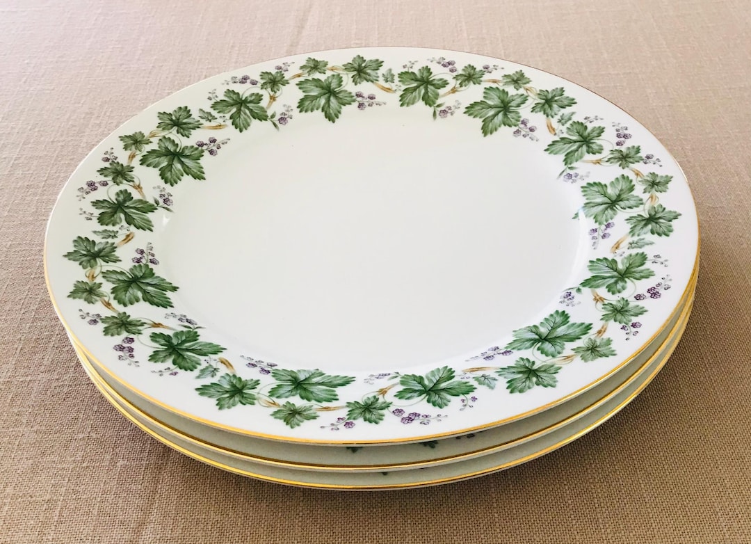 3 Vintage Noritake China Madera Pattern Dinner Plates Circa 1950-57 ...