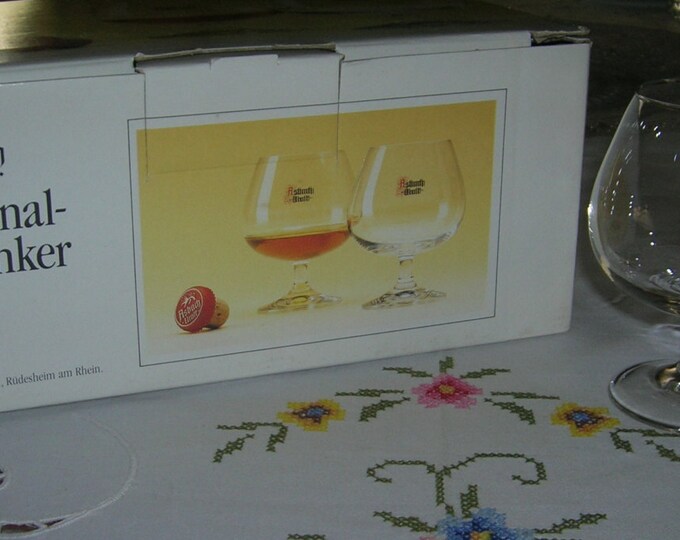 6 Vintage Asbach Uralt German Brandy Promo Glass Brandy Snifters - Etsy