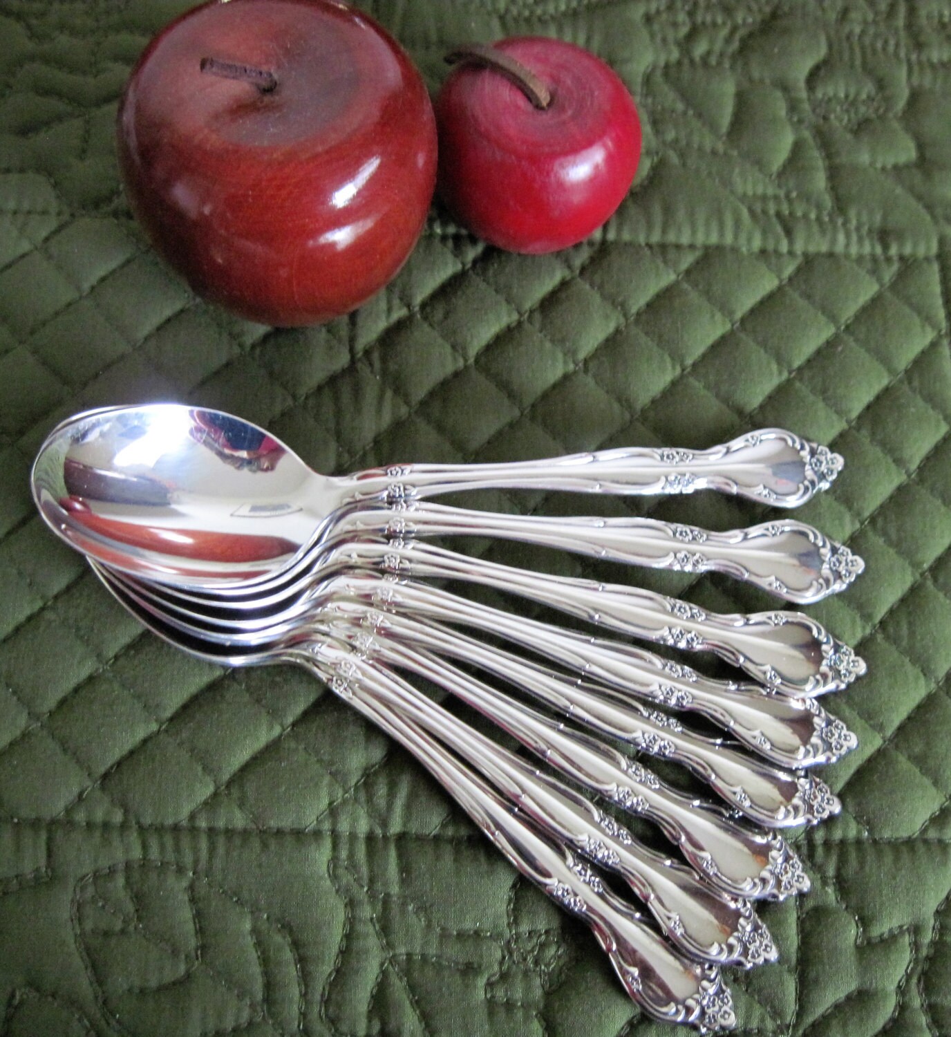 4 Vintage Oneida Community Silverplate Affection Pattern Round Bowl ...