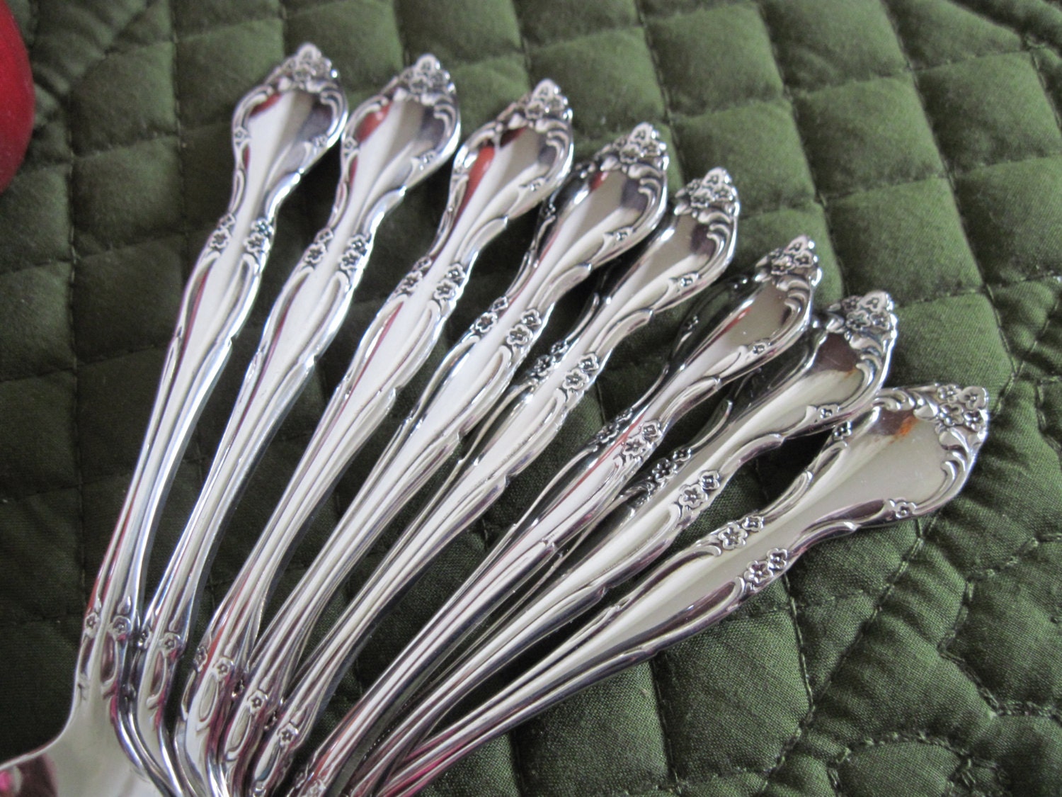 4 Vintage Oneida Community Silverplate Affection Pattern Round Bowl ...