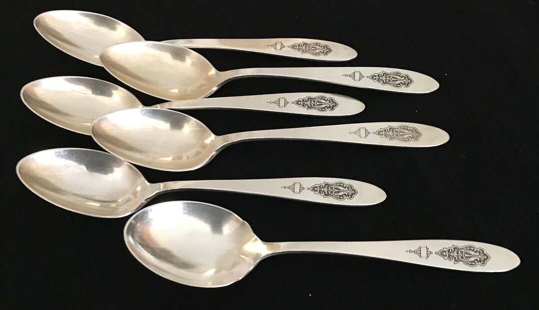 6 Vintage Oneida Silverplate Spoons Bird of Paradise Pattern, 1920s - Etsy