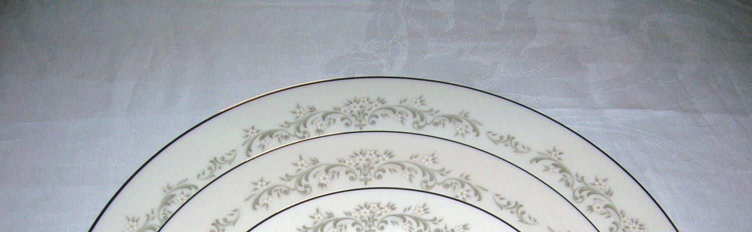 Vintage Noritake 5 Piece Porcelain China Place Setting Parkridge ...