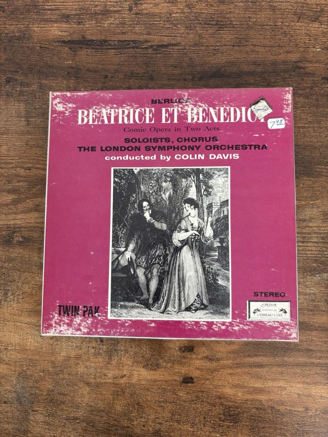 Berlioz – Beatrice and Benedict – Colin Davis – L’oiseau-lyre Twin Pak ...