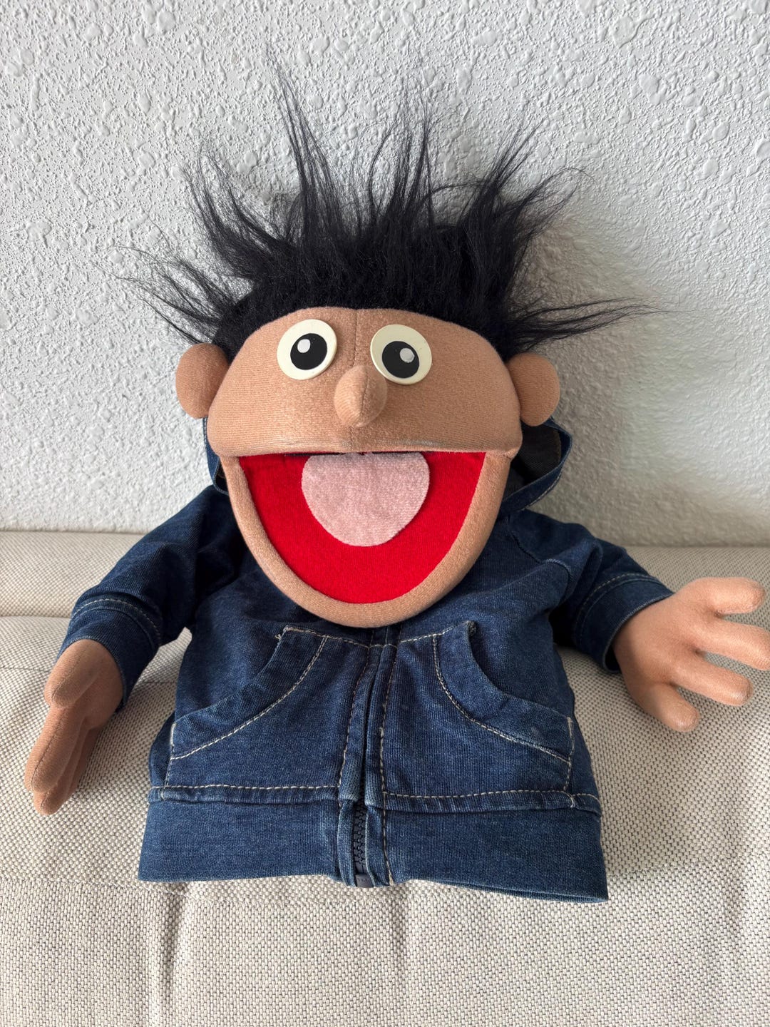 Vintage Puppet Productions Inc. 1971 Hand Made Large Hand Puppet Boy - Etsy