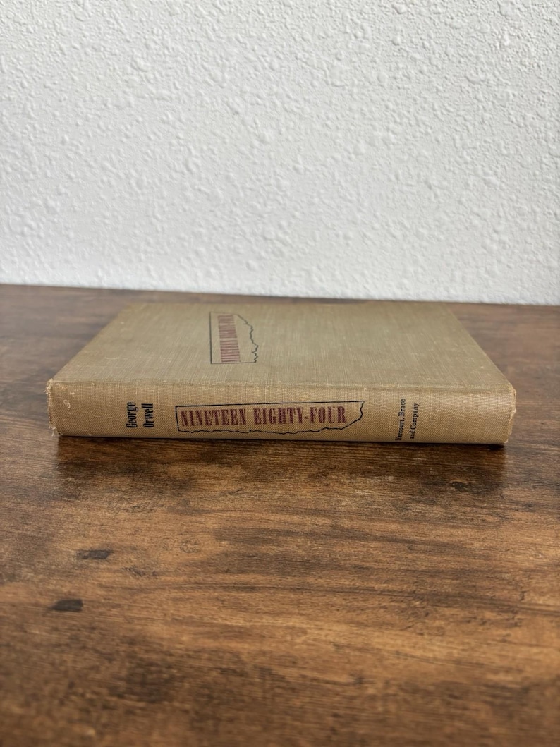 George Orwell 1984 Vintage Hardcover – Harcourt Brace 1949 Edition - Etsy