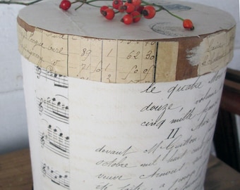Antique Paper Band Box Handmade//gift | Etsy
