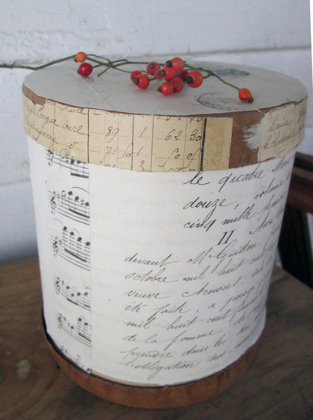 Antique Paper Band Box//gift Idea - Etsy