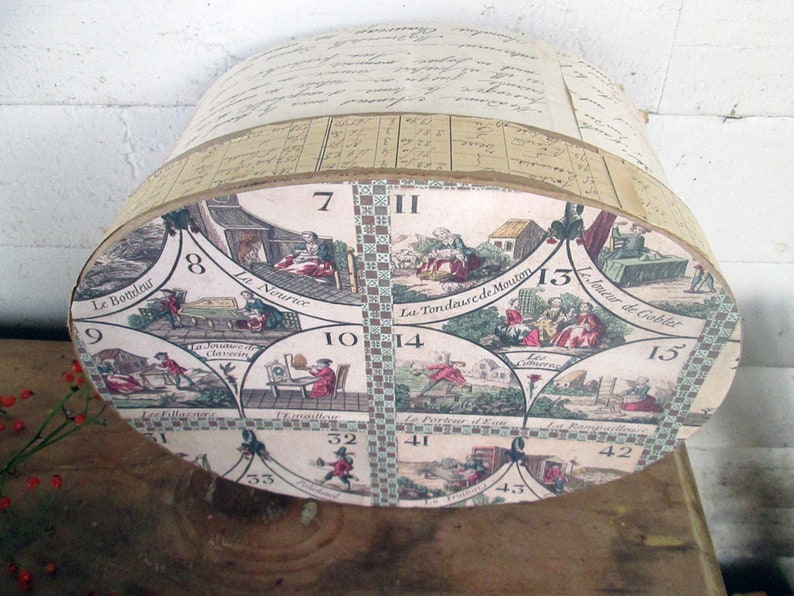 Antique Paper Band Box Handmade//gift | Etsy