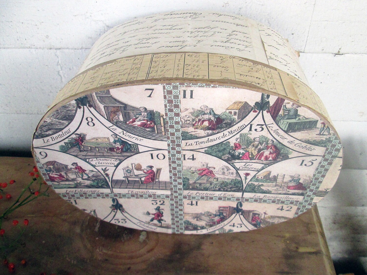 Antique Paper Band Box Handmade//gift - Etsy