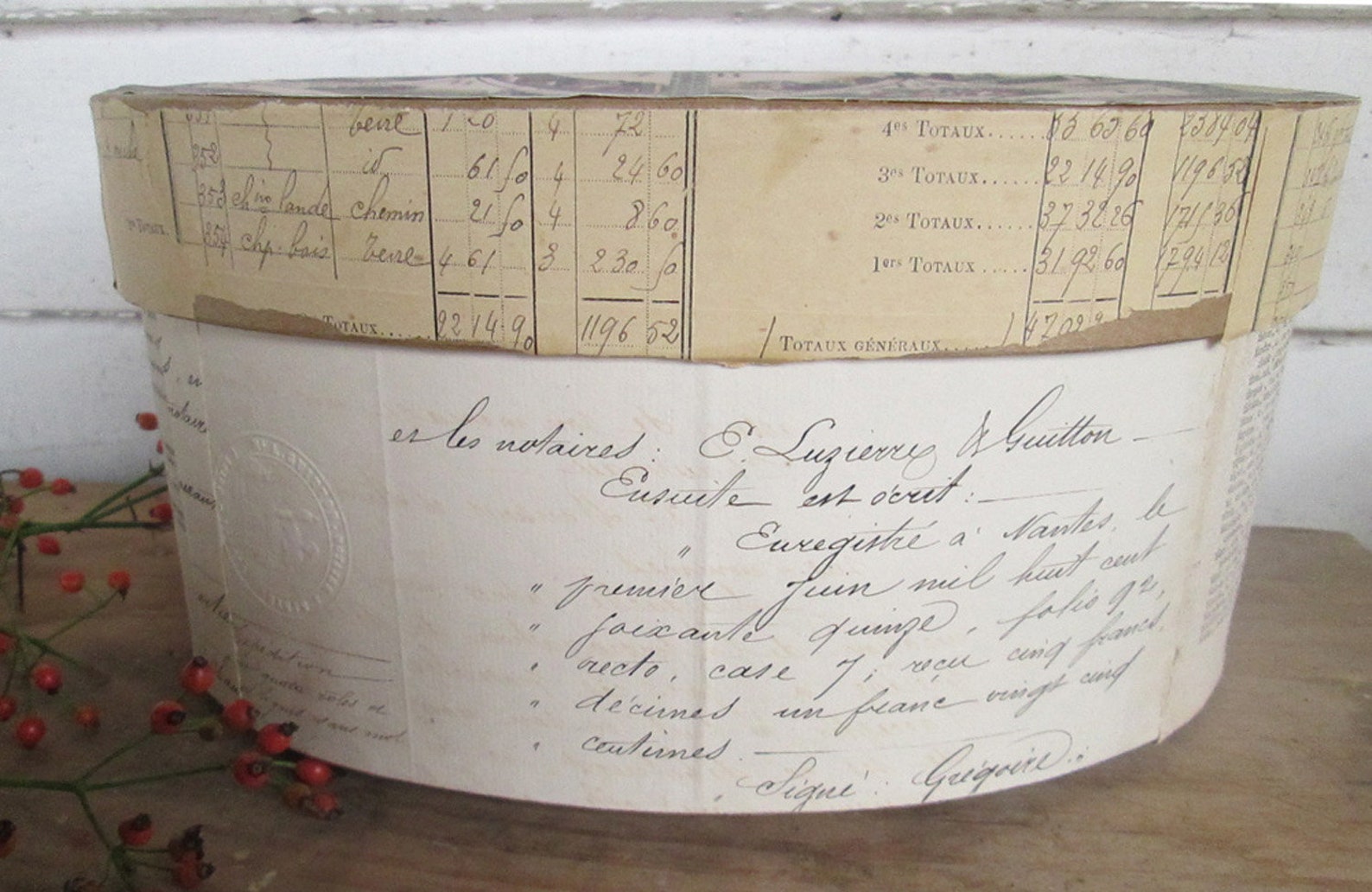Antique Paper Band Box Handmade//gift - Etsy
