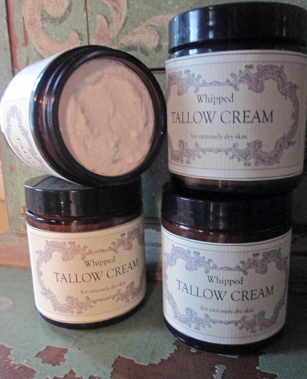 WHIPPED TALLOW Cream//moisturizer//grass Fed Beef Tallow/unscented - Etsy