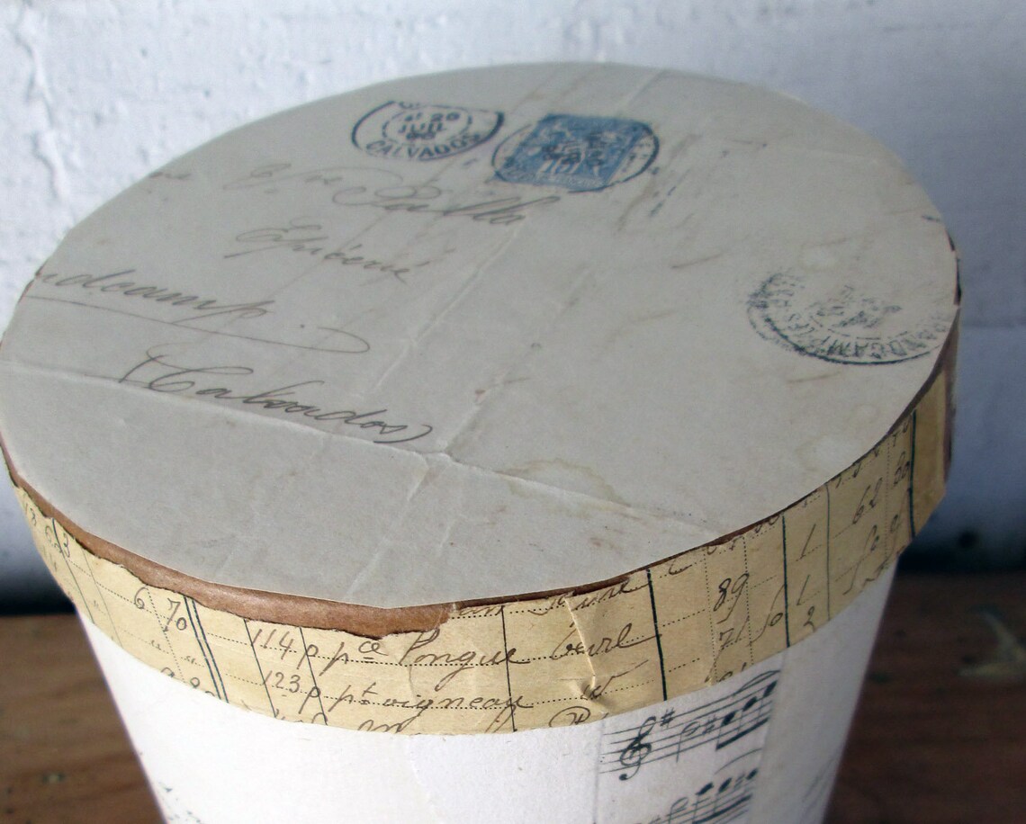 Antique Paper Band Box//gift Idea - Etsy