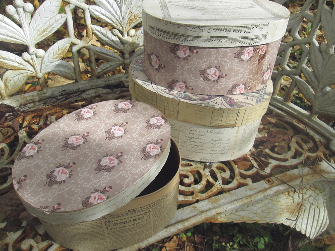 Antique Paper Band Box Handmade//gift - Etsy