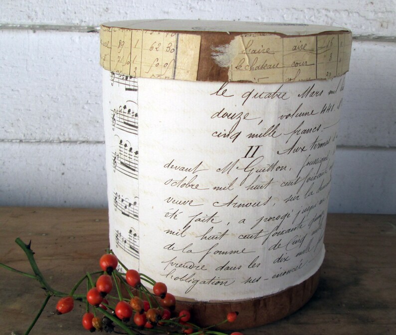 Antique Paper Band Box//gift Idea | Etsy