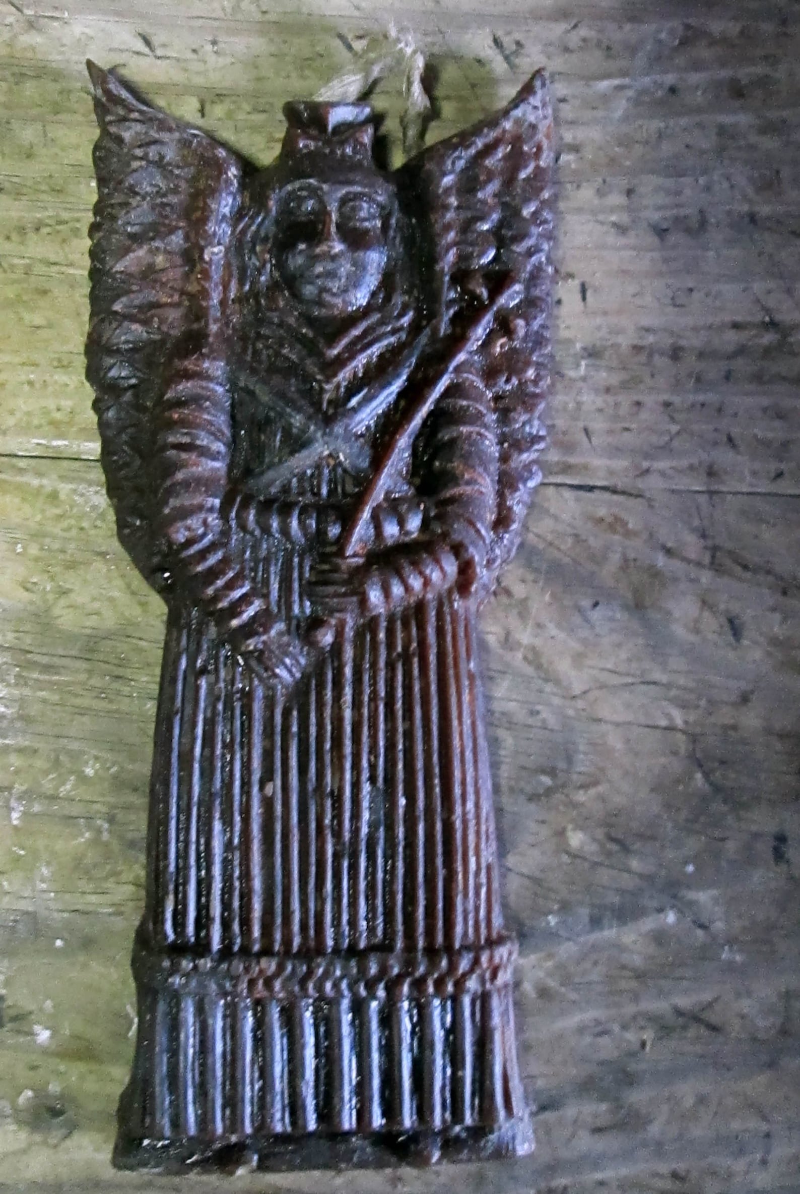 Medieval Angel Blackened Beeswax/christmas/primitive - Etsy