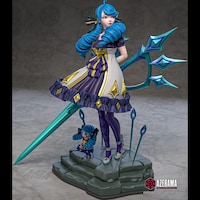 Chibi Prestige Cafe Cuties Gwen Clay Figures - League of Legends ...