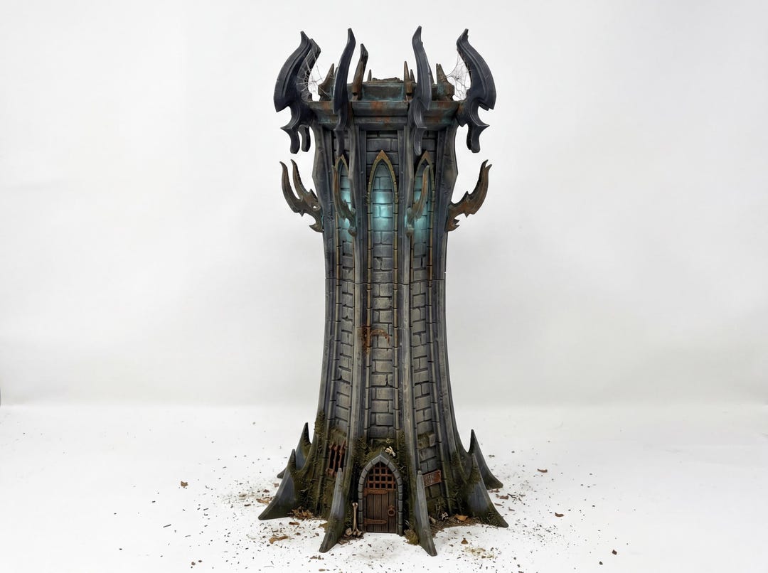 Blackthorn Tower 1 - a Dark Elf Magical Tower. - Etsy UK