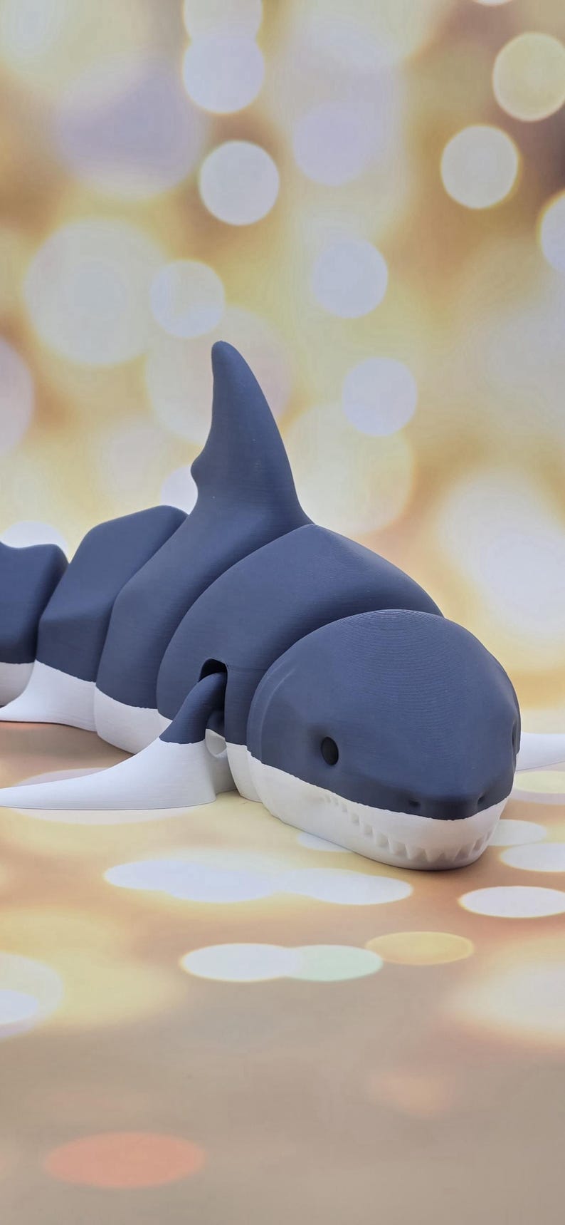 Articulating Flexi Great White Shark Blahaj Fidget - Etsy