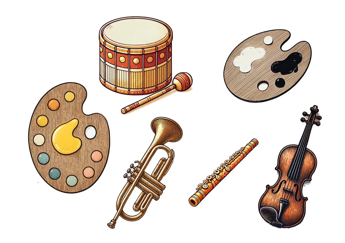 Musical Instruments Sticker - Etsy